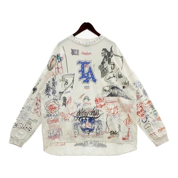 SAINT MICHAEL セントマイケル BORN X RAISED ボーンアンドレイズド カットソー ロンT 長袖 Tシャツ BR LS TEE 24SS SM-YS8-0000-C10