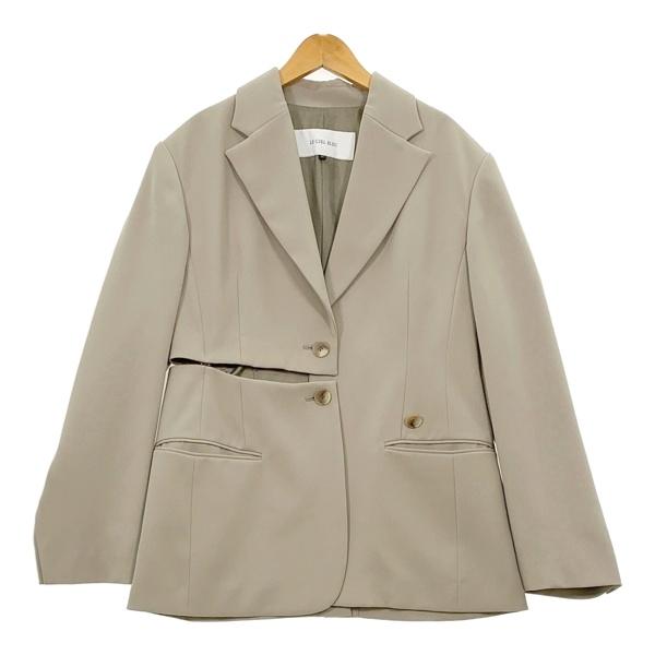 LE CIEL BLEU ルシェルブルー ウエスト切り込み テーラード ジャケット 22AW ブレザー 24A64502 Slashed Blazer 日本製