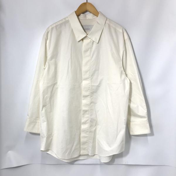 OVERCOAT シャツ DROPPED SHOULDER TOP WITH SHIRT 比翼シャツ