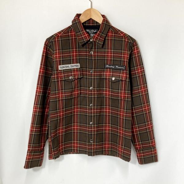 BLACKTOP KUSTOMS ブラックトップ カスタムズ チェックシャツ BK08FW-SO1 長袖シャツ カジュアル