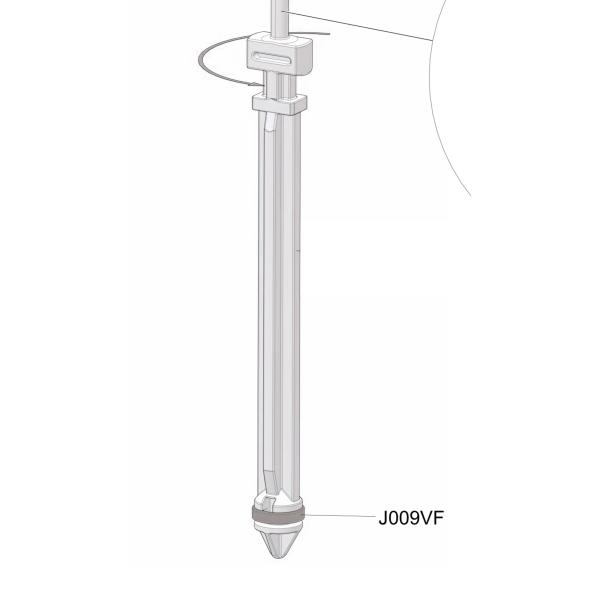 ドサトロンD3GL(DR-６) 用部品、J009VF 下部Oリング　