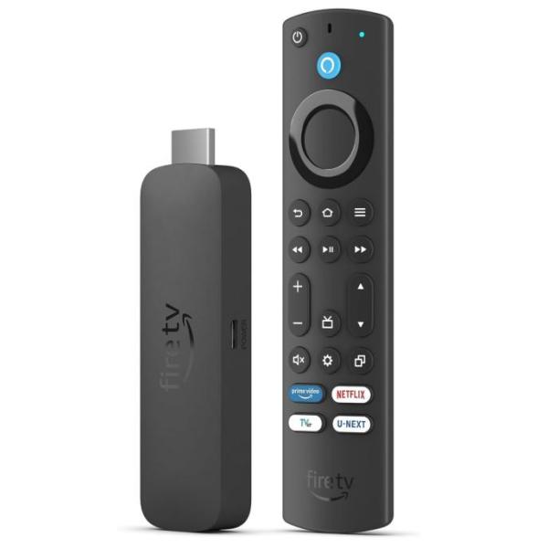 【Fire TV Stick 4K Max (第2世代)】■サイズ：99 mm x 30 mm x14 mm (HDMI端子含まず)、 108 mm x 30 mm x 14 mm (HDMI端子含む)■重量：43.5g■プロセッサ：クアッ...