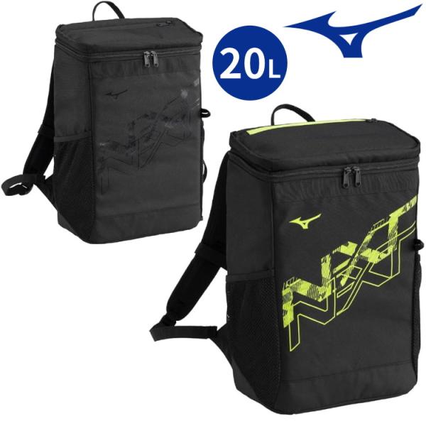 N-XTシリーズにコンパクトサイズの20L新登場●商品名ミズノ MIZUNO N-XTバックパック(20L)　33JDC002●カラー90：ブラック×ブラック94：ブラック×ライム ●サイズ　L28×W14×H40cm●容量　約20L●素材...