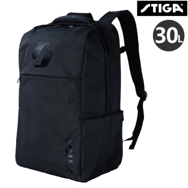 日本限定バージョンオールブラックでクールなデザイン少し大きめの、使い勝手のよいリュックです。チェストベルト付きで肩ずれ防止、両サイドにはペットボトルが収納できるポケット付きです。●商品名スティガ STIGA リュックサック ライバルJP X...