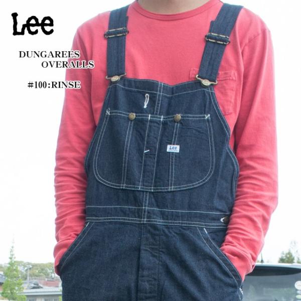 アメカジセレクトの高感度ブランド　Lee Ｌｅｅ　リー の伝統的なディテールが嬉しい、カジュアルなスタイルを楽めるデニムオーバーオールです。 両サイドボタン、フロント＆サイドポケットやアジャスター仕様のショルダーストラップなど、伝統的なディ...