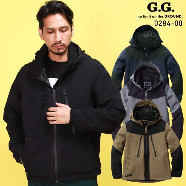 作業服・作業着・防寒着桑和 SOWA G.GROUND  0284-00防寒ブルゾン■シーズン秋冬用■素材表：ナイロン85%・ポリウレタン15%裏：ポリエステル100%(フリース/タフタ)中綿：ポリエステル100%■機能ストレッチ撥水防水加...