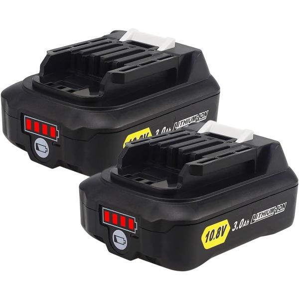 ★型番：WTL1015 マキタ10.8v 互換バッテリー 3.0Ah パッケージの数量：2個 32.4Wh バッテリー 種類：リチウムイオン電池（Li-ion）。連続使用時間は従来のBL1015 1.5Ahより2倍アップ★性能強さ：安いのに...