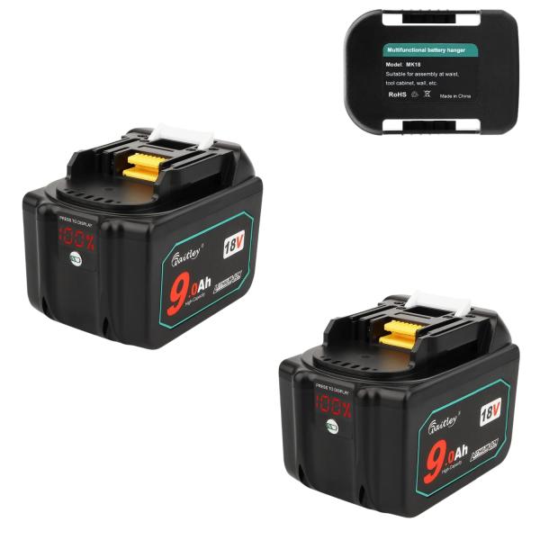 ★型番：WTL1890 18V 互換バッテリー 9.0Ah 2個セット .バッテリー 種類：リチウムイオン電池（Li-ion）。★性能強さ：安いのに高品質の18V バッテリーです！フルスピード充電技術：快速充電が可能です。残容量表示+自己故...