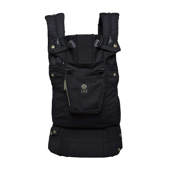 LILLEbaby (リルベビー) COMPLETE Original (オリジナル) 6-in-1 6WAYベビーキャリアBlack with Gold必要な機能全てを備えたハイクラスベビーキャリア6通りの抱っこ方法に対応独自の腰部サポー...