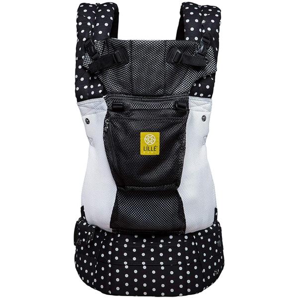 LILLEbaby(リルベビー) COMPLETE AIR FLOW (エアフロー)カラー　：Spot　On！新生児（3.2kg）〜4歳頃（20kg）まで長く使えて経済的。【6通りの抱っこ方法】6-in-1 ひとつで6通りの抱っこ方法。おん...