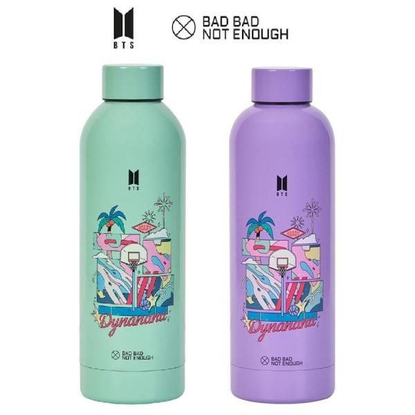 BTS 防弾少年団公式グッズ世界的人気の韓国のボーイズグループ、BTS 防弾少年団の楽曲「Dynamite」と韓国の新ブランド・BBNE（BAD BAD NOT ENOUGH）のコラボボトル・タンブラーが登場！MVの世界観にあった、レトロな...