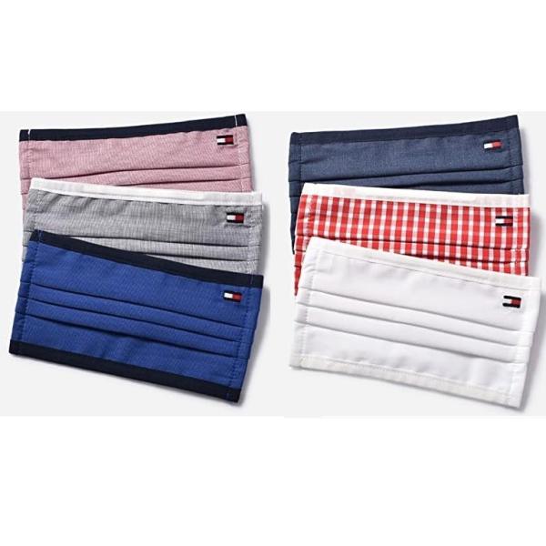 [ブランド]TOMMY HILFIGER(トミーヒルフィガー)[商品名]TOMMY 3PACK MASK(69J3569)[生産国]・ベトナム・その他[素材]・コットン・ポリプロピレン[仕様]・プリーツ布マスク3枚セット・3層構造・ゴム紐長...