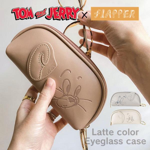 ■ スモーキーなラテカラーがおしゃれなトムとジェリーのメガネケースです。■ キャラクターのフェイスデザインがキュート♪■ カラビナ付きなのでバッグなどに付けられます◎■ サイズ・・・たて約8cm×よこ(1番広い部分)約16cm×まち約4cm...