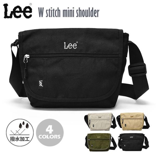 ■ Lee(リー)のミニショルダーバッグです。■ 撥水加工を施したポリキャンバス生地に、刺繍ロゴとブラックタグがアクセント♪■ 前面・背面・底部にはクッション入りで型崩れしにくい。■ サイズ・・・たて約19cm×よこ(上部)約27cm(底部...