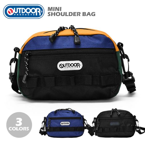 ■ OUTDOOR PRODUCTS(アウトドアプロダクツ)のミニショルダーバッグです。■ ショルダーベルトを取り外して大きめのポーチとしても使えます◎■ 前面と背面にはクッション入りで型崩れしにくい。■ サイズ・・・たて約15cm×よこ約...