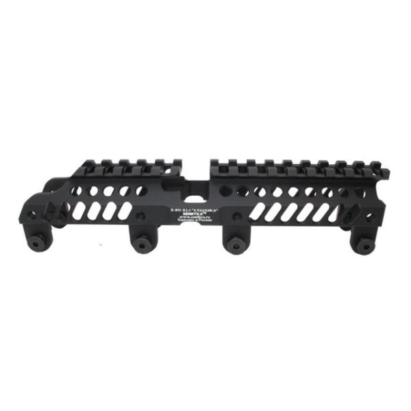 This aluminium upper handguard V2.0 is 2021 version, it is made by precision CNC machines and has matt black hardcoat-an...