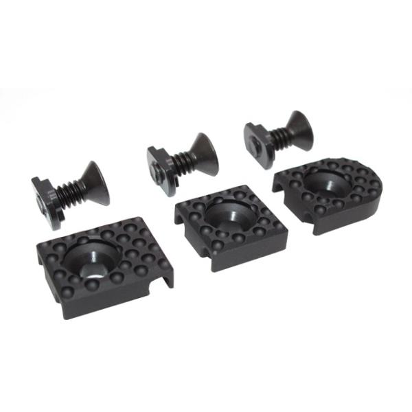 This Wire Guide set includes a Thru Clamp, a 90° Clamp and a End Clamp.  These aluminium clamps are made by precision CN...