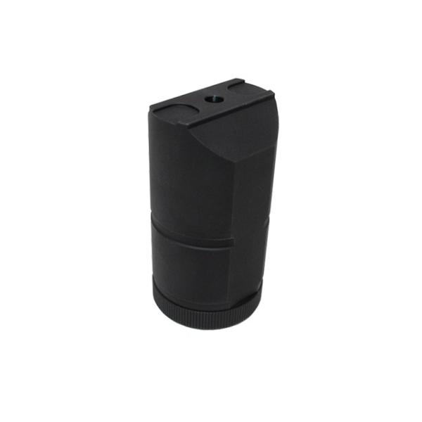 This aluminium front grip is made by precision CNC machines, and has matt black hardcoat-anodized finishing.  It is inst...