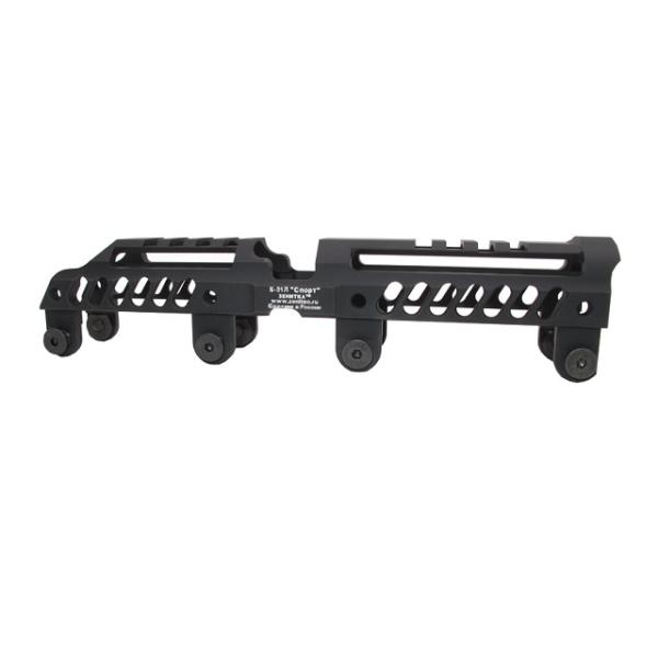 This aluminium upper handguard is 2022 version, it is made by precision CNC machines and has matt black hardcoat-anodize...