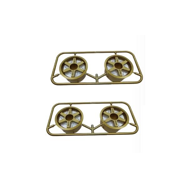 ※本製品はWR02CBリム用のホイールカバーです。リム及びタイヤはタミヤ製WR02CB用をご利用下さい。