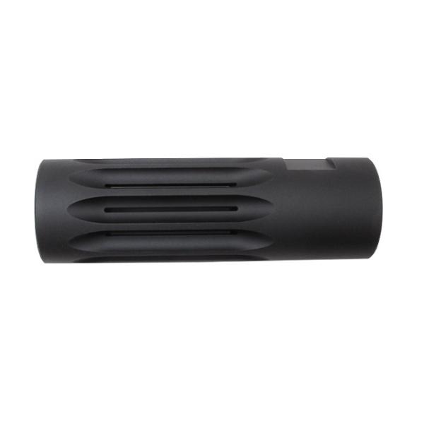 This 6061 aluminium muzzle brake is made by precision CNC machines, and has matt black hardcoat-anodized finishing.  It ...