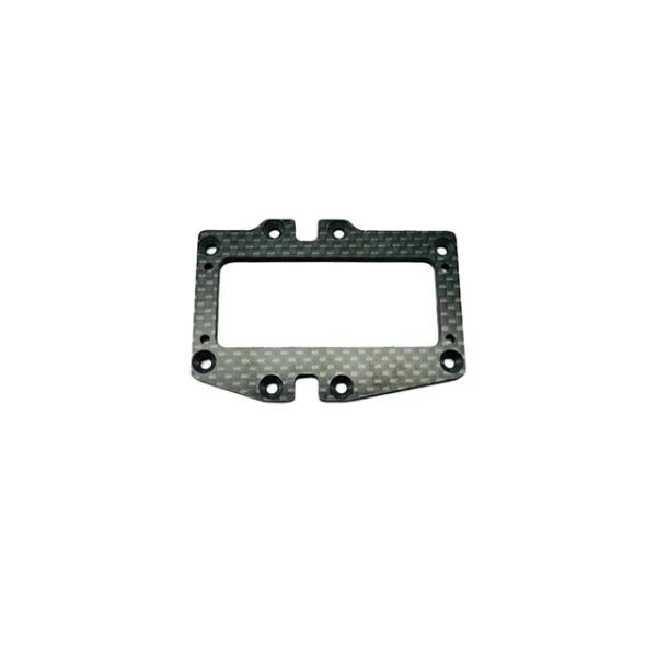 Precision-engineered carbon motor mount plate designed specifically for Tamiya TRF 104 chassis. The 2.5mm carbon constru...