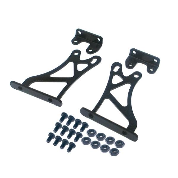 リアルなシェイプ再現した硬質アルミ製ウイングマウントです。