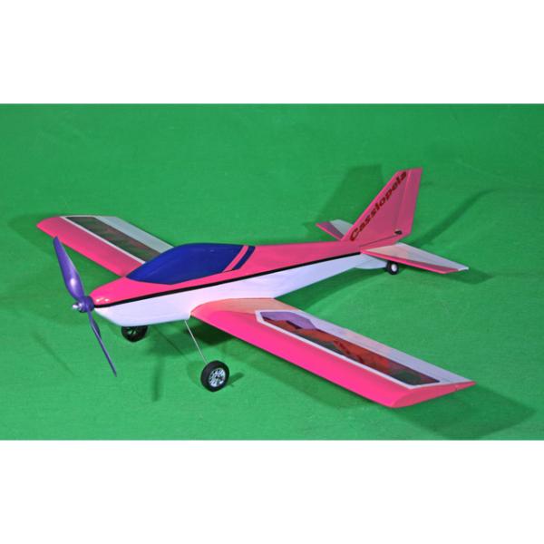 航空法登録の必要の無い100ｇ以下の飛行機で、グライダーに続き新発売します。玩具ではなく上級マニヤにも満足できるようにオールバルサ製でしっかりした舵の効き、飛ぶだけでなく軽いパターンもできる性能に仕上げました。機体のフラツキを抑える翼端に搭...