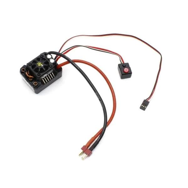 マッドワゴン用スペアパーツ。LiPoバッテリー2〜3セル対応のセンサーレスブラシレスESC。連続最大電流：80Aピーク電流：520A重量：105gサイズ：49x39.5x34.7mm（ファン含む）BEC出力：6Vまたは7.4V/3A