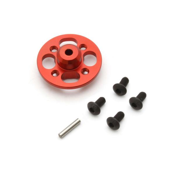 1/10 RWDドリフトカー FAZER D2用オプションパーツ。レディセット標準はスパーギヤとホルダー部分が一体型。スパーギヤの歯数を変更する際に本製品を併用することで他社のスパーギヤが使用可能。より細かいギヤ比の調整が可能。