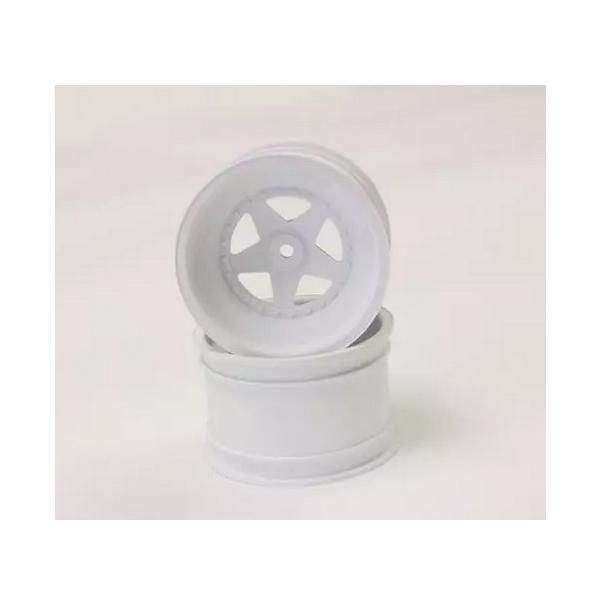 ビンテージシリーズ用オプションパーツ1/10バギーで標準的な2.2インチタイヤを履かせる為のリアホイール。使用にはSCW020 HEXドライブワッシャーセットが別途必要。（AKAのEVOタイヤは使用できません。）