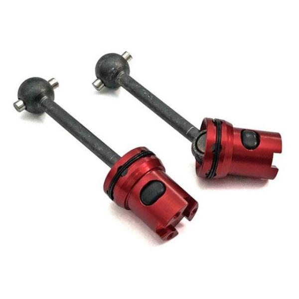 FAZER MK2 ツーリングカー用オプションパーツ。FZ02及びFZ02L ツーリングカーシャシー用ユニバーサルジョイント(ショートタイプ）。2本入り。 高精度削り出しパーツを使って駆動効率を高めたユニバーサルジョイント。レースなどでクラ...