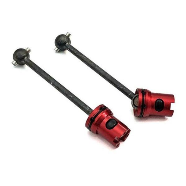 FAZER MK2 レイジ2.0用オプションパーツ。FZ02L-Bシャシー用ユニバーサルジョイント(ロングタイプ）。2本入り。 高精度削り出しパーツを使って駆動効率を高めたユニバーサルジョイント。レースなどでクラッシュしてもシャフトが脱落せ...