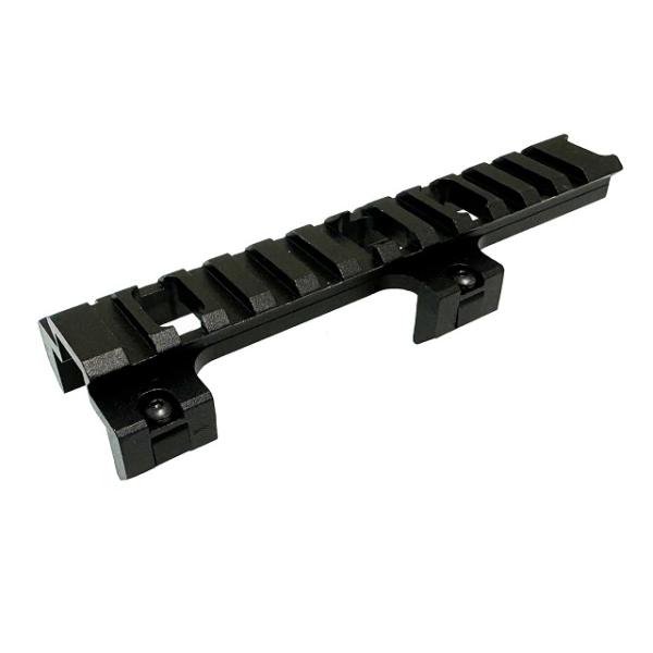 全長：135ｍｍ高さ：6ｍｍ東京マルイMP5シリーズ（次世代・ハイサイクル・スタンダード）に全対応したマウントベース。※製品のデザイン・仕様は予告なく変更する場合がございます。※掲載中の製品画像につきましては、画面上と実物では色具合が異なっ...