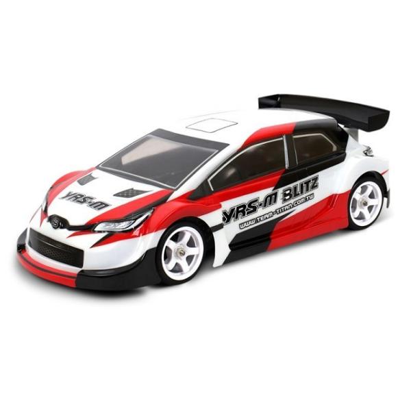 ヨーロピアン(EFRA)の1/10 FWDクラス優勝ボディである、BLITZ 1/10サイズＹＲＳをベースにミニスペックへスケールダウン。ホイールベースは225mm、ボディ幅は170mmで1/10ミニシャシーにジャストフィットし、ＦＷＤ＆４...