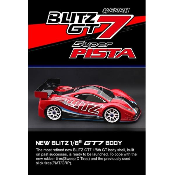 BLITZより待望のＧＴ７ ＰＩＳＴＡボディが新発売！！BLITZ ＧＴ７ PISTAボディシェルは、すでに発売中で好評のＧＴ６ PISTAボディを更に改良！！！強化されたエアロダイナミクスと卓越した美学を備えた高性能ボディ形状を備えていま...