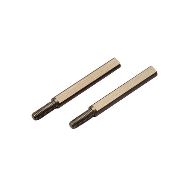 GRK4/GRK5アッパーアームに対応するDカットタイプのアッパーシャフトにライトウェイトタイプが登場！ハードアルマイトが施された本製品は、アルミ製にすることで標準のスチール製アッパーシャフトに比べて大幅な軽量化を実現。シャフト全長（ネジ部...