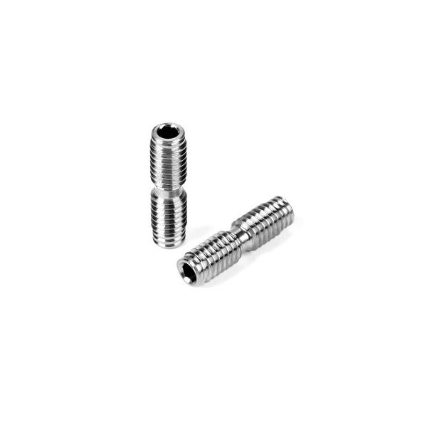 Specially made 14mm M4 screw, threaded on both ends, to connect the upper CFF arm with the outer ball cup.Manufactured f...