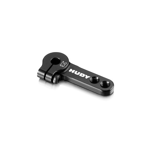 CNC-machined alu servo horn for use on steering servos. Clamp design allows easy assembly.      Alu servo horn offers ma...