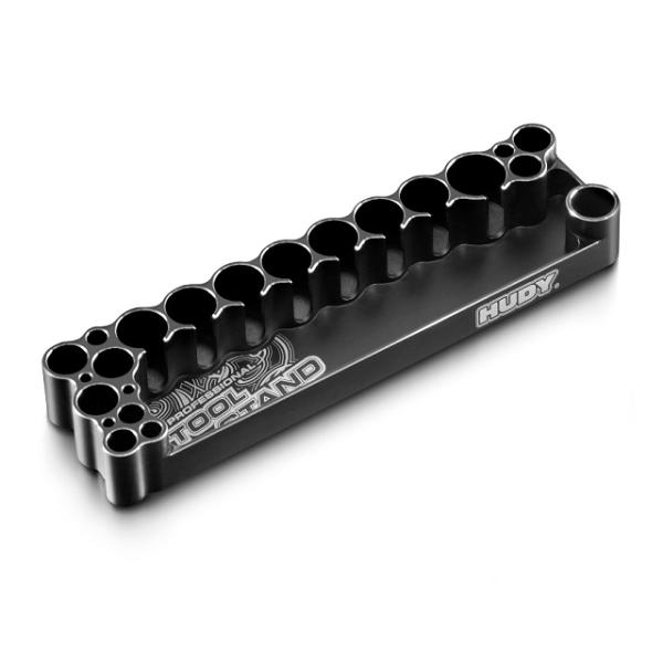 Professional, multi-functional, fully CNC-machined aluminum tool stand with integrated parts tray. Innovative design, ma...