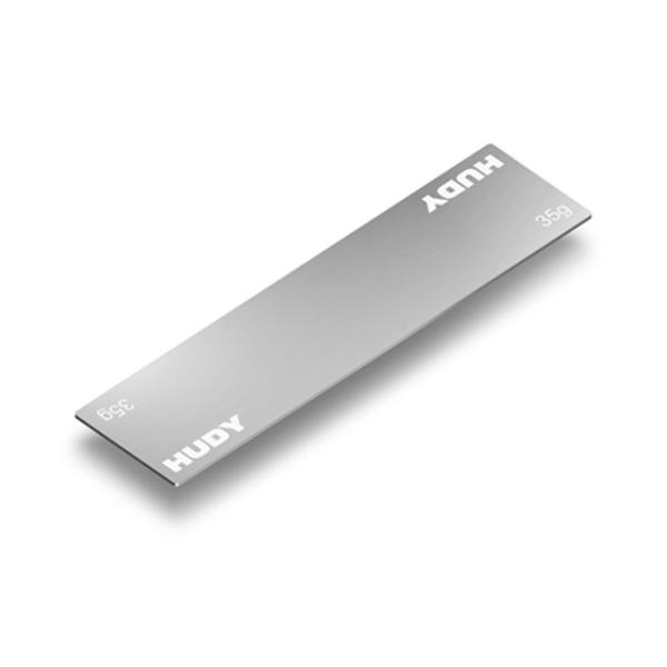 Specially-designed 35g stainless steel weight for placement under slim battery pack to add weight as low as possible. He...