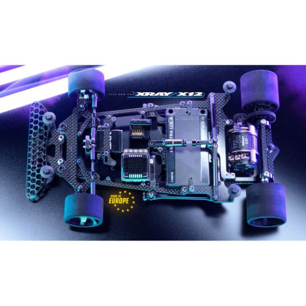 ※RC装置、モーター、バッテリー、ピニオン、ボディ、タイヤ、ホイルなど別売【メーカーぺージ】https://teamxray.com/x12/2026/en/