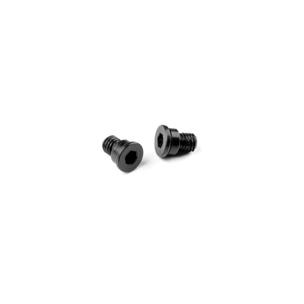 High-precision steel screw which has a shoulder, which allows the screw to move slightly inside of the top deck. This sp...