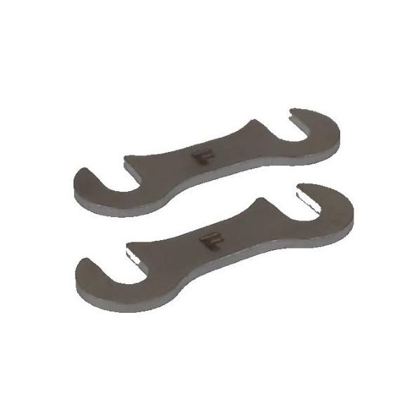 Front/Rear roll-center spacer for XRAY X4 for placement below front/rear lower suspension arms. Silver color.The front r...