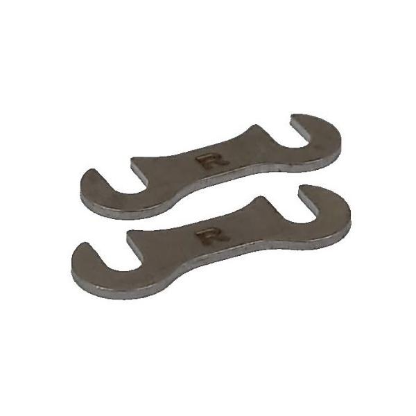 Rear roll-center spacer for XRAY X4 for placement below front lower suspension arms. Silver color.The rear roll-center s...