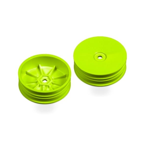 Specially-designed 2WD front slim wheels with narrow offset that allows wider range of set-up adjustment. The slim desig...