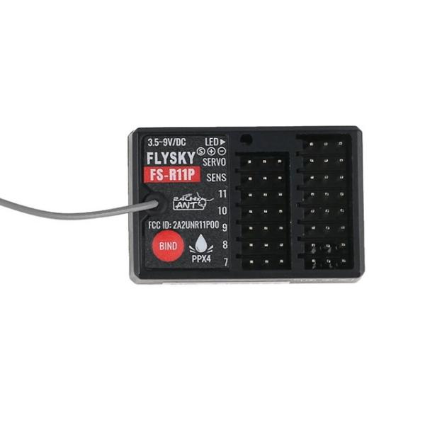 ANTプロトコルに基づくFS-R11Pは、11チャネルおよび双方向伝送を提供する受信機で、外部単一アンテナとPWM、PPM、i-BUS、またはS.BUS信号出力を特徴としており、コンパクトなデザインです。さまざまなモデルカーやボートに適合で...