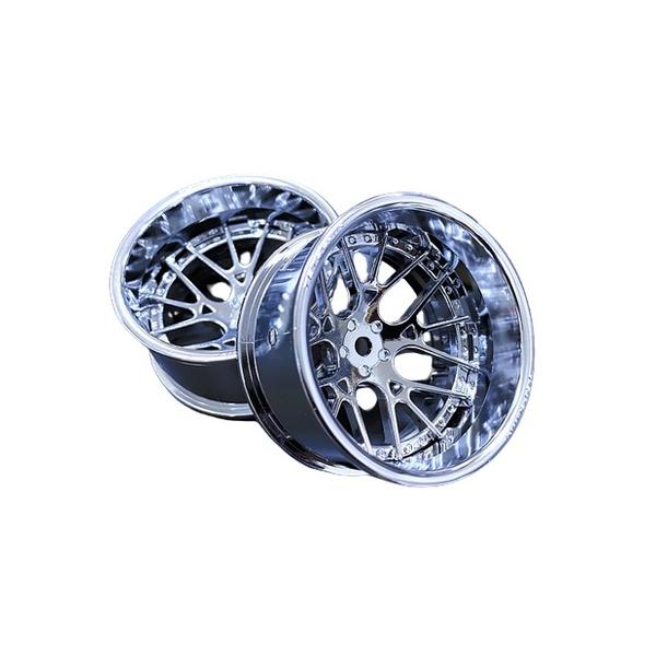 TT-8365 リコリス（クローム）＋ RIM-02（クローム）6mm / 9mm / 12mmLycoris（Chrome）RIM-02（Chrome）世界１普及している1/10ラジコン用２ピースホイール。スーパーリム究極のスーパーリム ...
