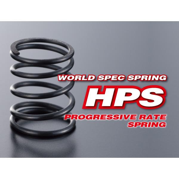 「WORLD SPEC SPRING HPS」はWORLD SPEC SPRING SLSのハイキャパシティな特性を活かしつつ、フレキシブルなスプリングレート特性をもつプログレッシブレートスプリングです。