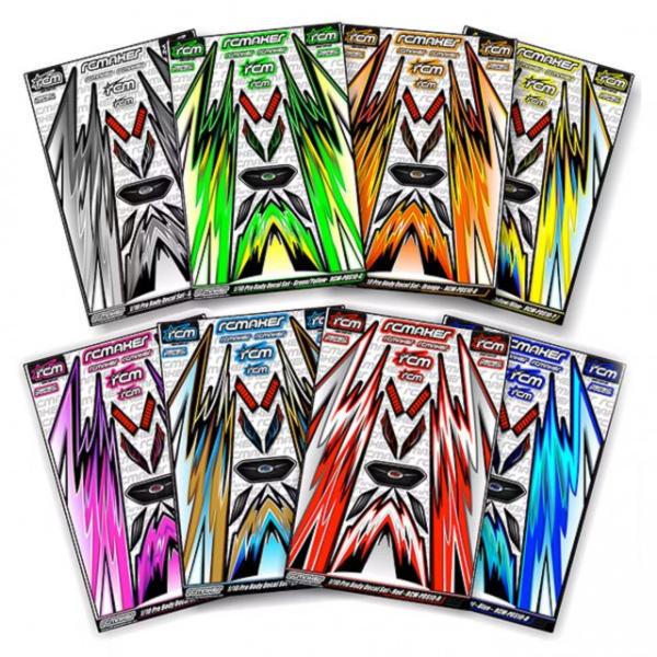 Introducing our brand new Pre-cut Premium Pro Decal Sheets for 1/10th Onroad (190 &amp; 200mm)!Having a nice looking bod...